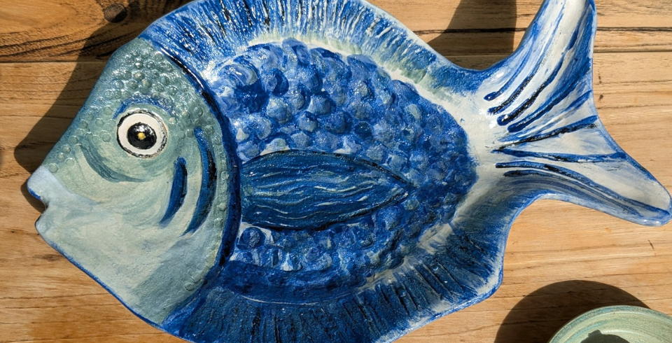 Pottery Fish Platter | The Base Greenham
